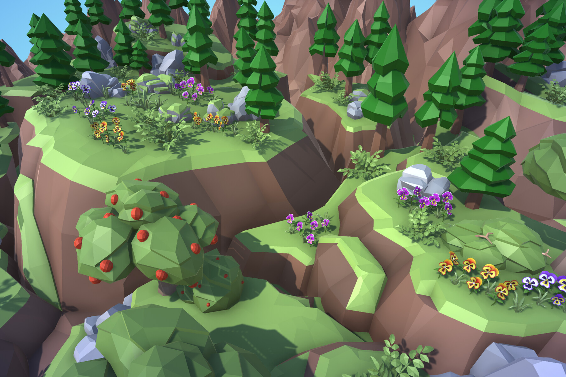 ArtStation - Ultimate Low Poly Nature Pack | Game Assets