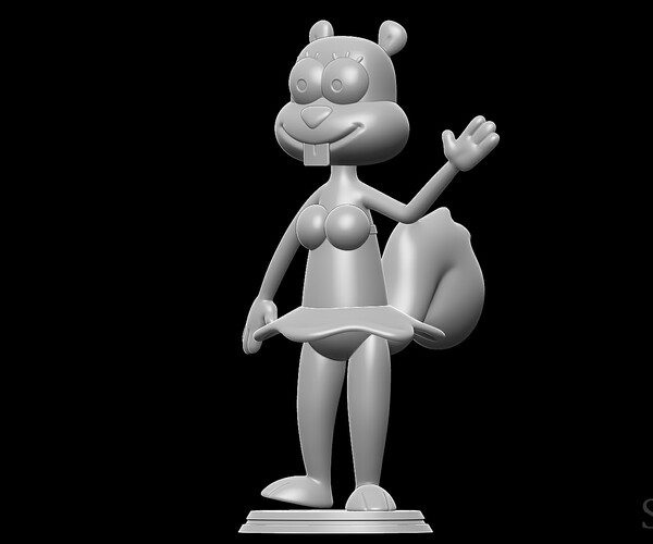 ArtStation - Sandy Cheeks - SpongeBob SquarePants 3D print model ...