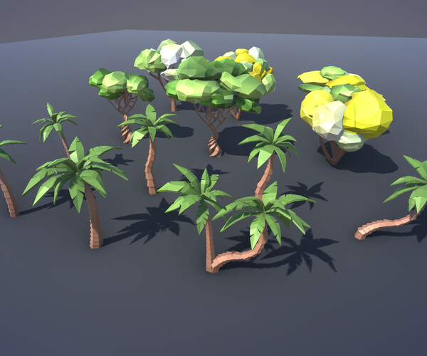 ArtStation - Ultimate Low Poly Nature Pack | Game Assets