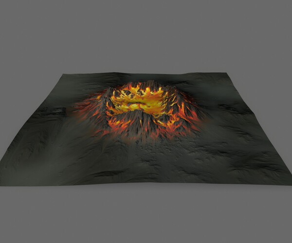 ArtStation - Volcano | Game Assets