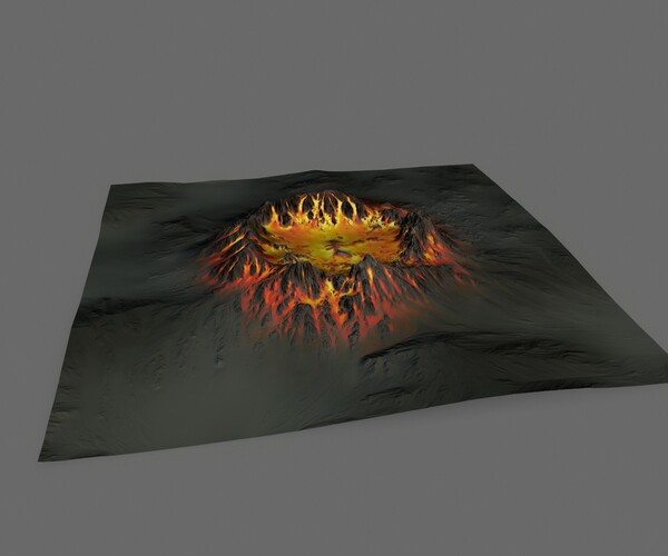 ArtStation - Volcano | Game Assets