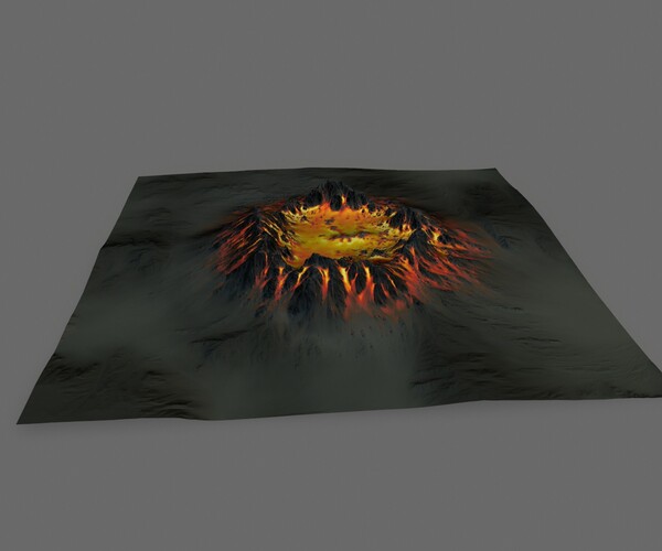 ArtStation - Volcano | Game Assets
