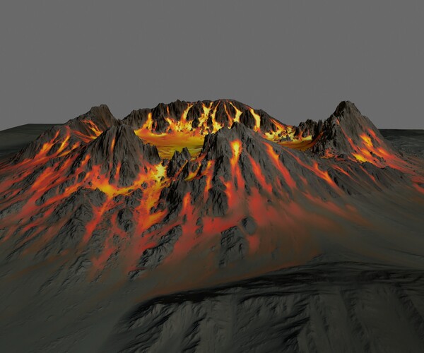 ArtStation - Volcano | Game Assets