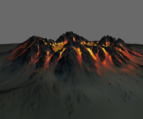 ArtStation - Volcano | Game Assets