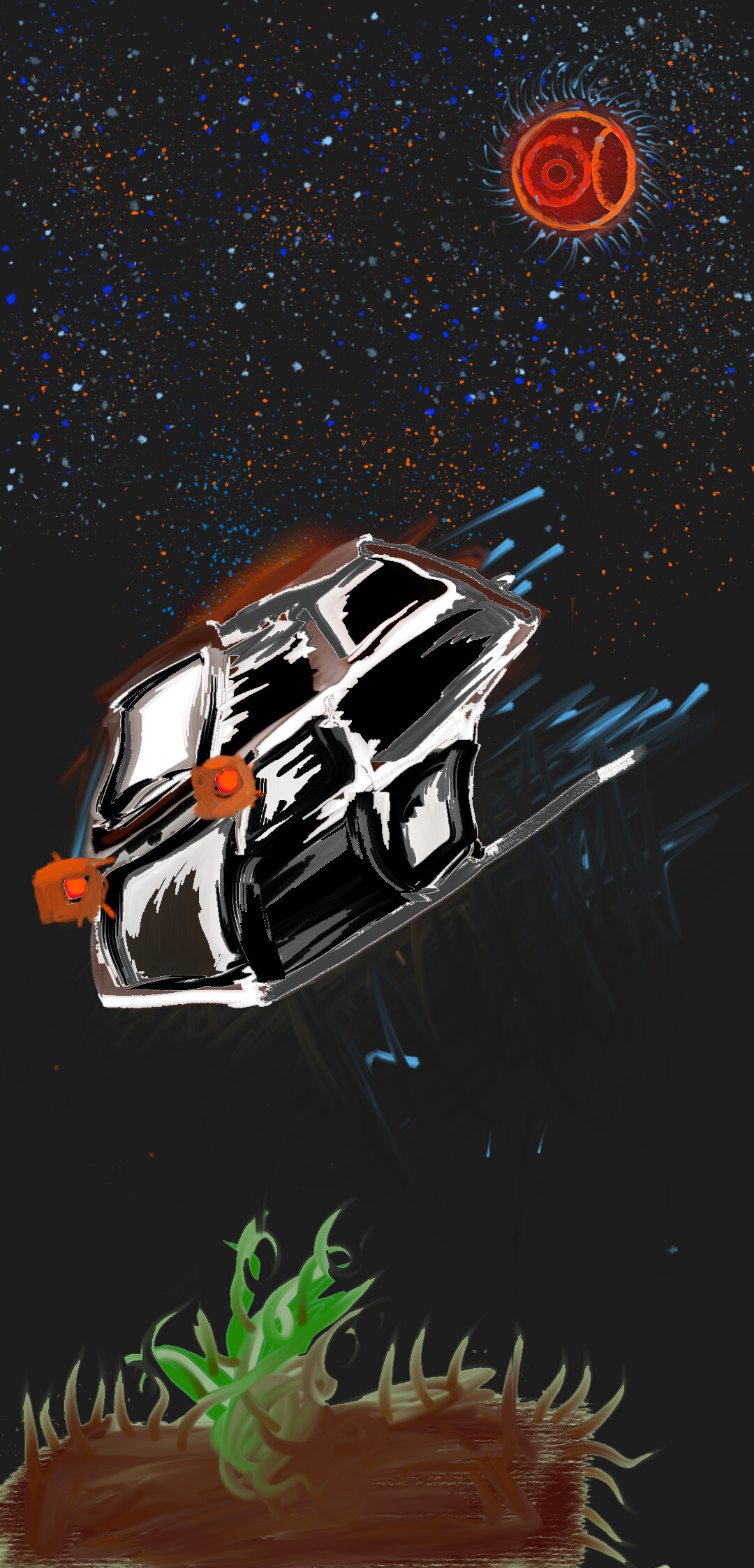 ArtStation - space-ship crashed | Artworks