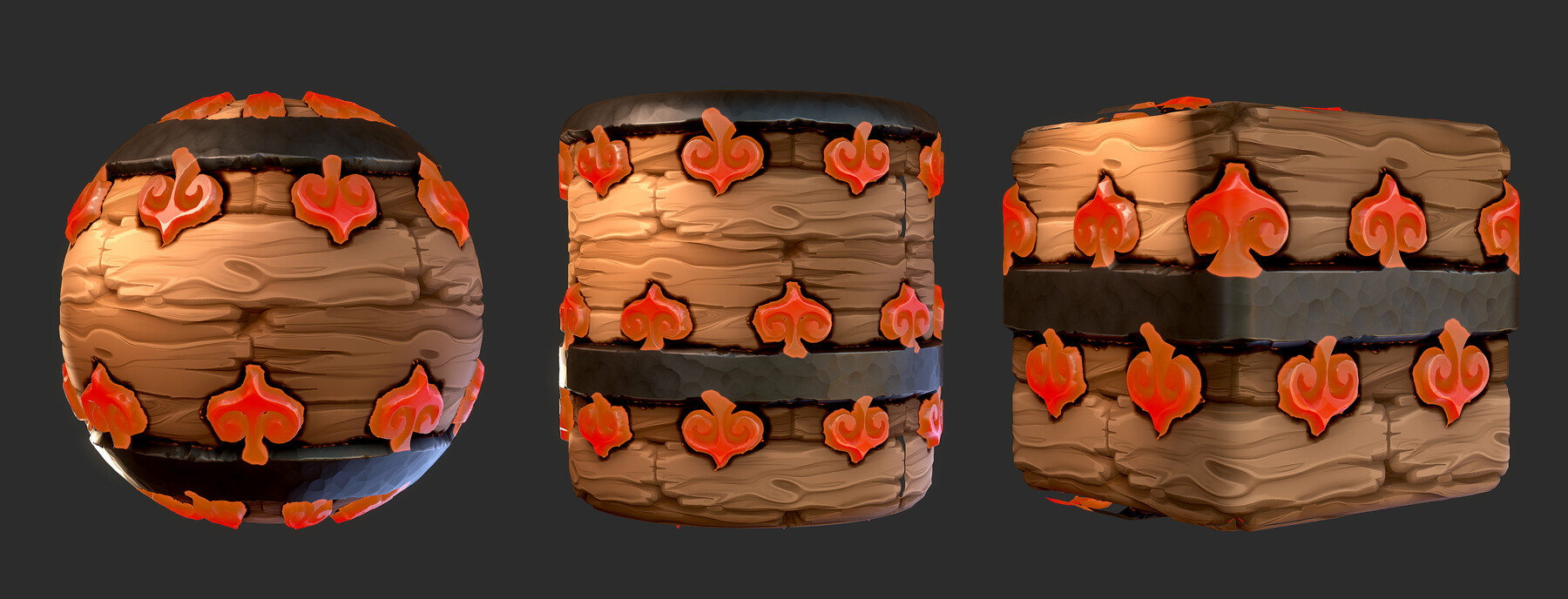 ArtStation - Stylized Wood and Pattern - Substance Designer | Game Assets