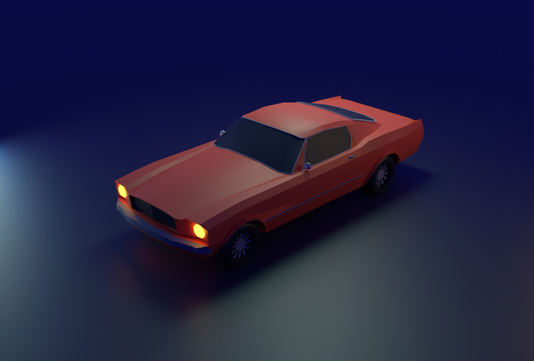 ArtStation - Low Poly car | Game Assets