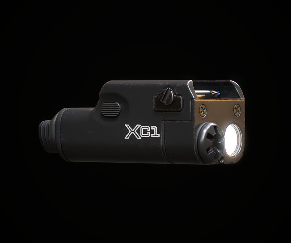 ArtStation - Surefire XC1 Flashlight | Game Assets