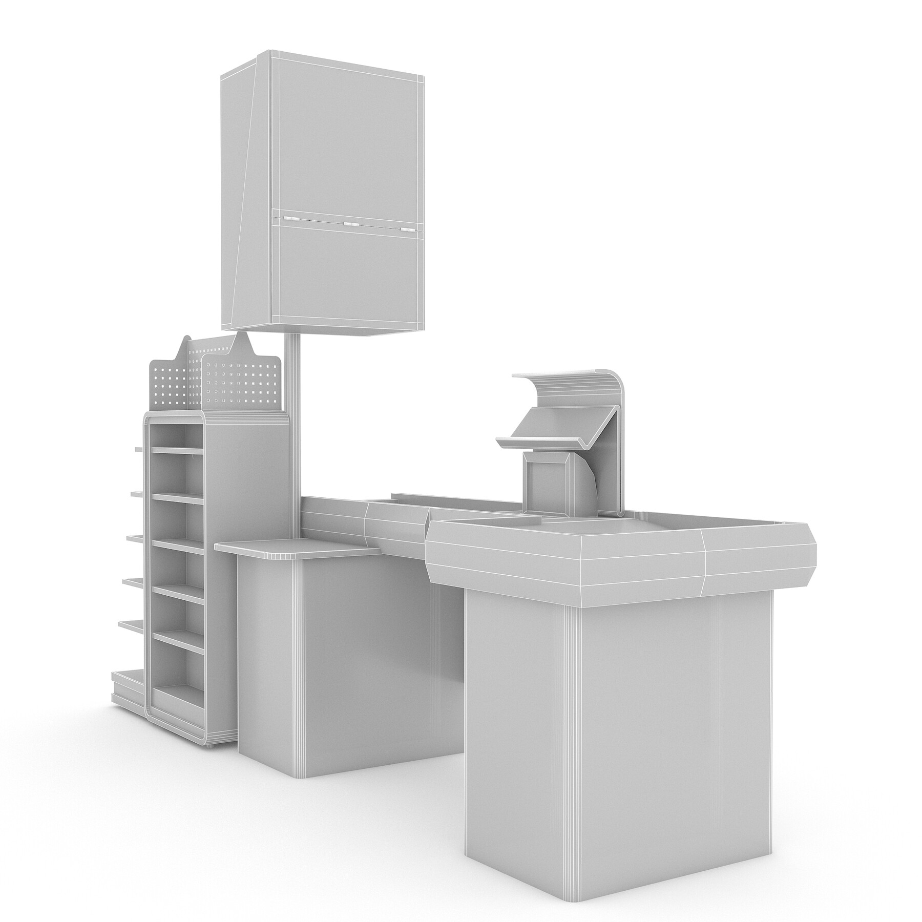 ArtStation - the cash register department 02 3D | Game Assets