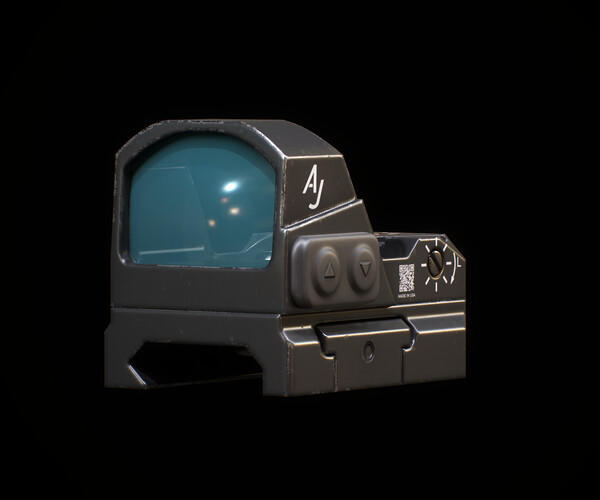 ArtStation - Reflex Scope | Game Assets