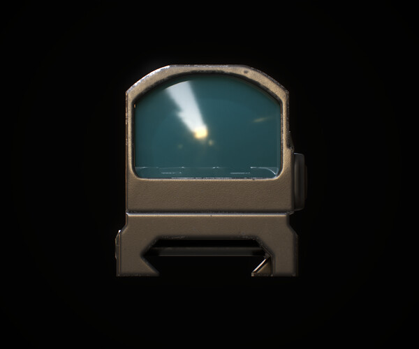 ArtStation - Reflex Scope | Game Assets
