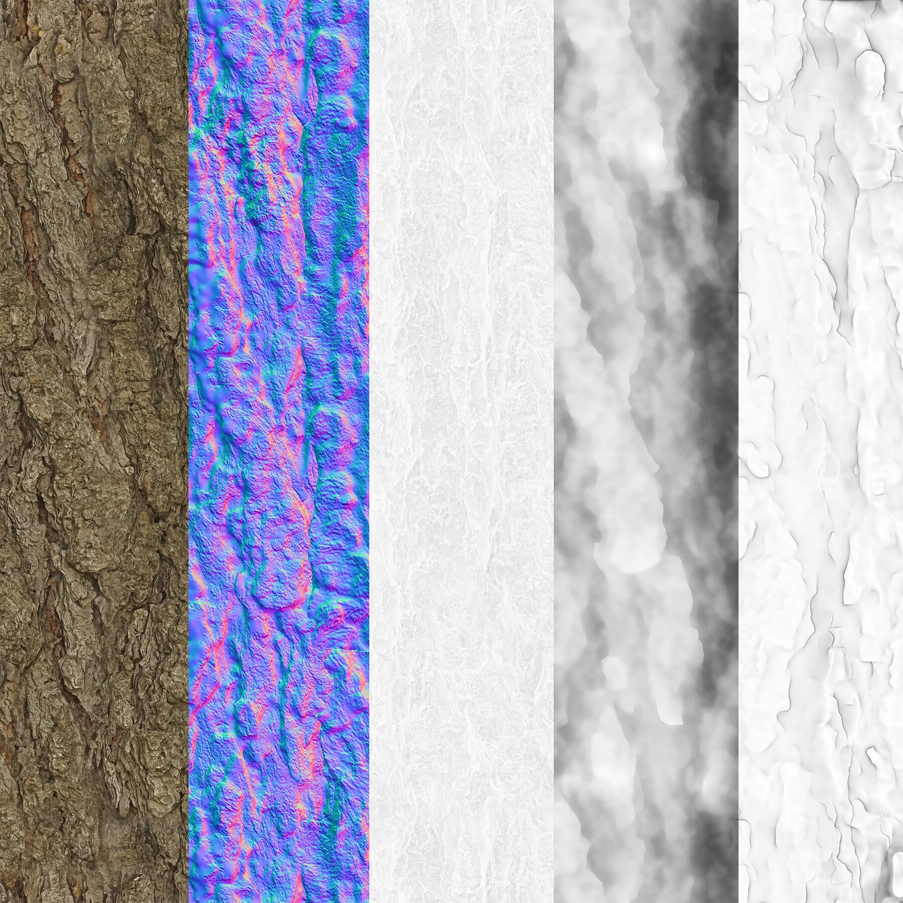 ArtStation - Coniferous Tree Bark - Vol.1 | Game Assets