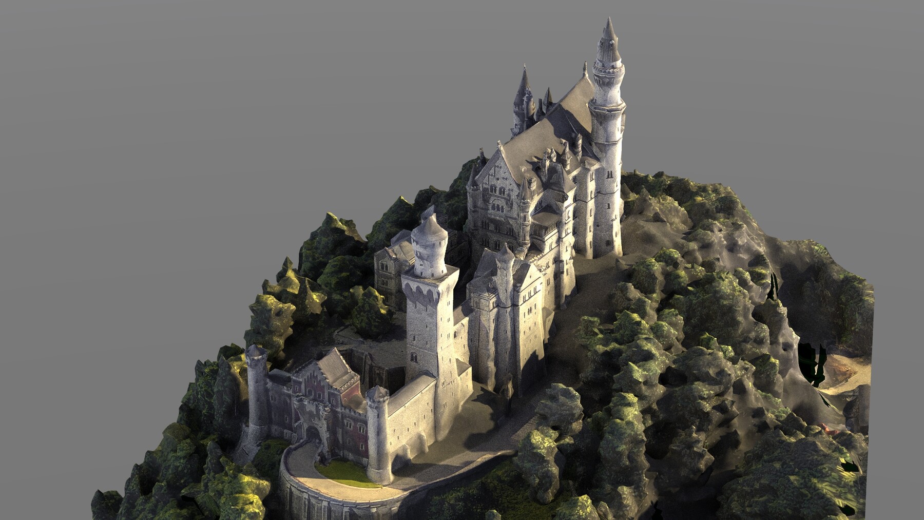 ArtStation - Castle 3D model | Game Assets