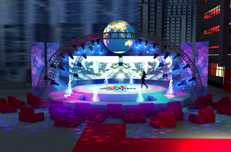 ArtStation - Stage party concert fashion catwalk T station 21 | Resources