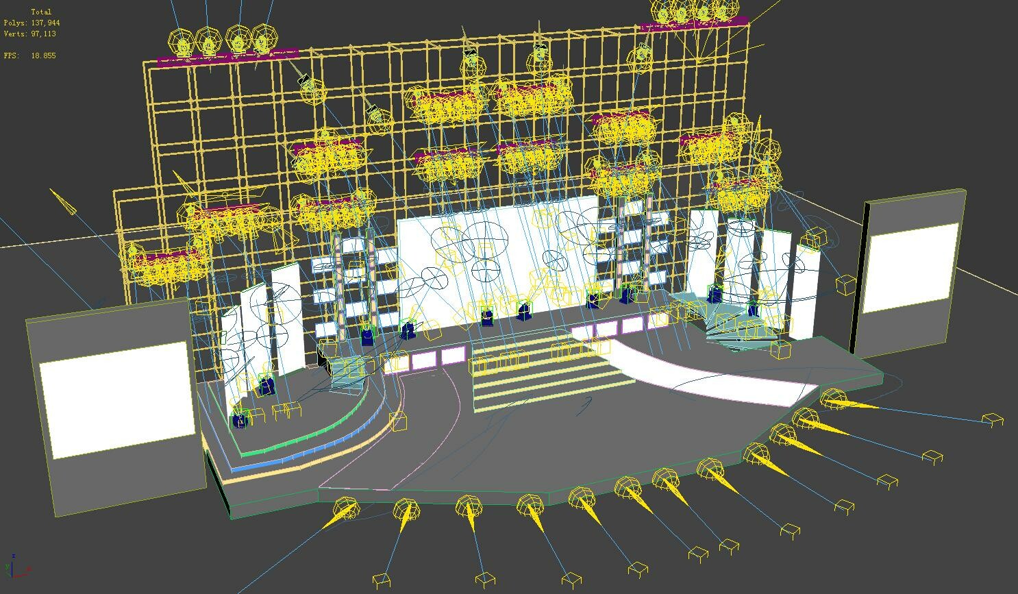 ArtStation - Stage party concert fashion catwalk T station 58 | Resources