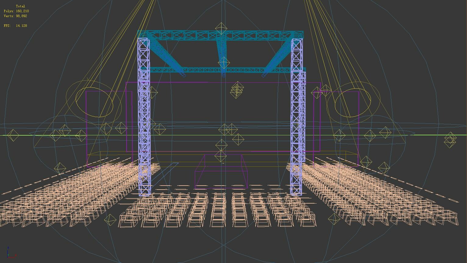 ArtStation - Stage party concert fashion catwalk T station 80 | Resources