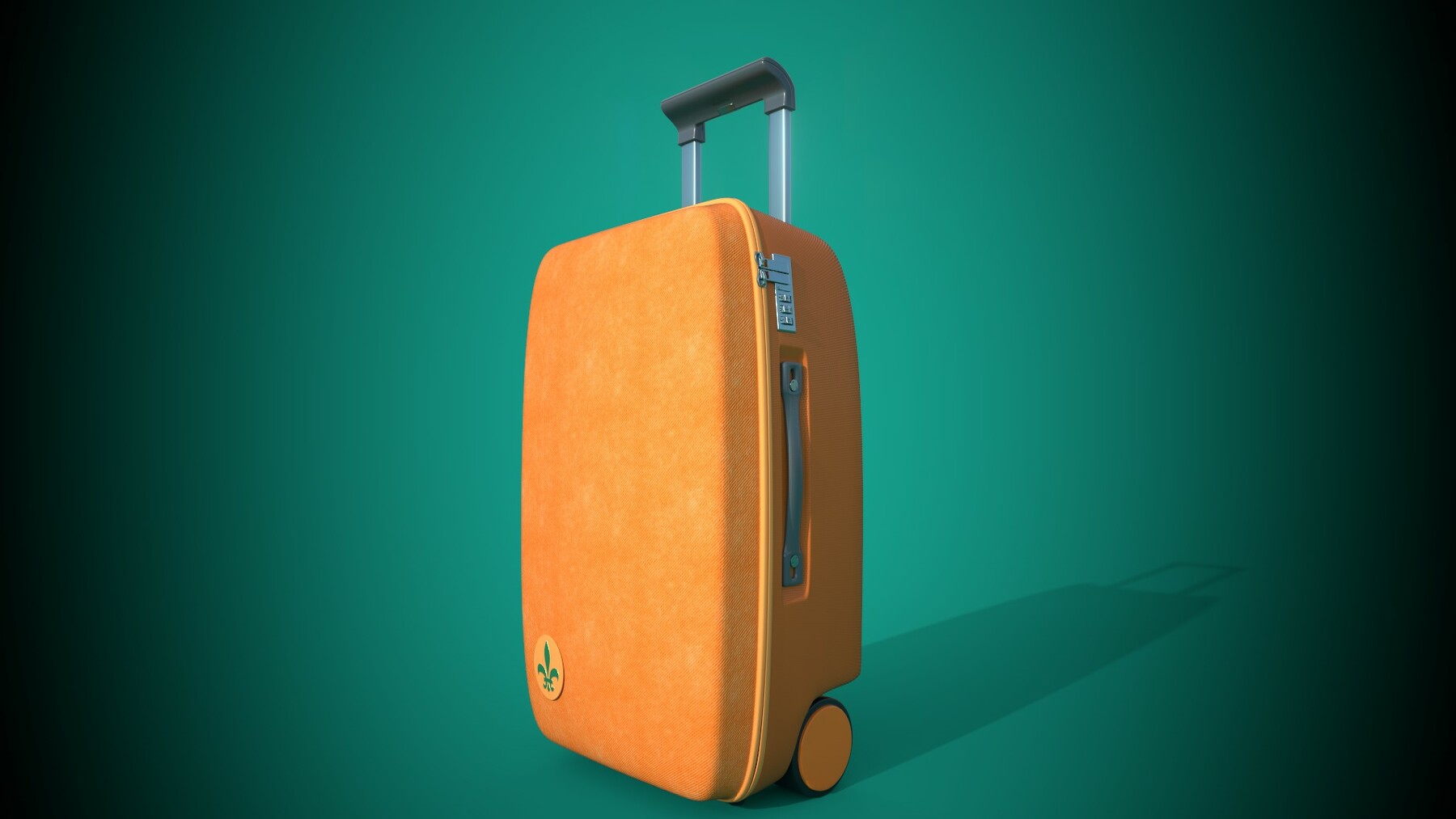 ArtStation - Luggage, Travel Suitcase Mark (polygonal 3D model with PBR ...