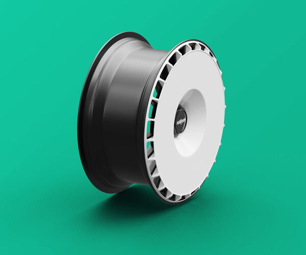 ArtStation - Rotiform Aerodisc Turbofan Rim/Wheel 3D Model + Designs ...