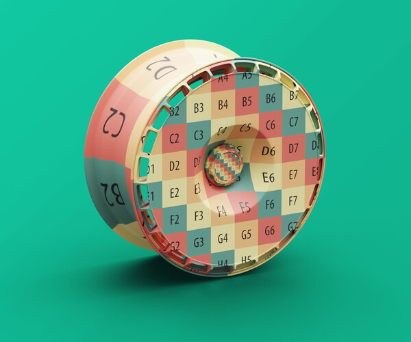 ArtStation - Rotiform Aerodisc Turbofan Rim/Wheel 3D Model + Designs ...