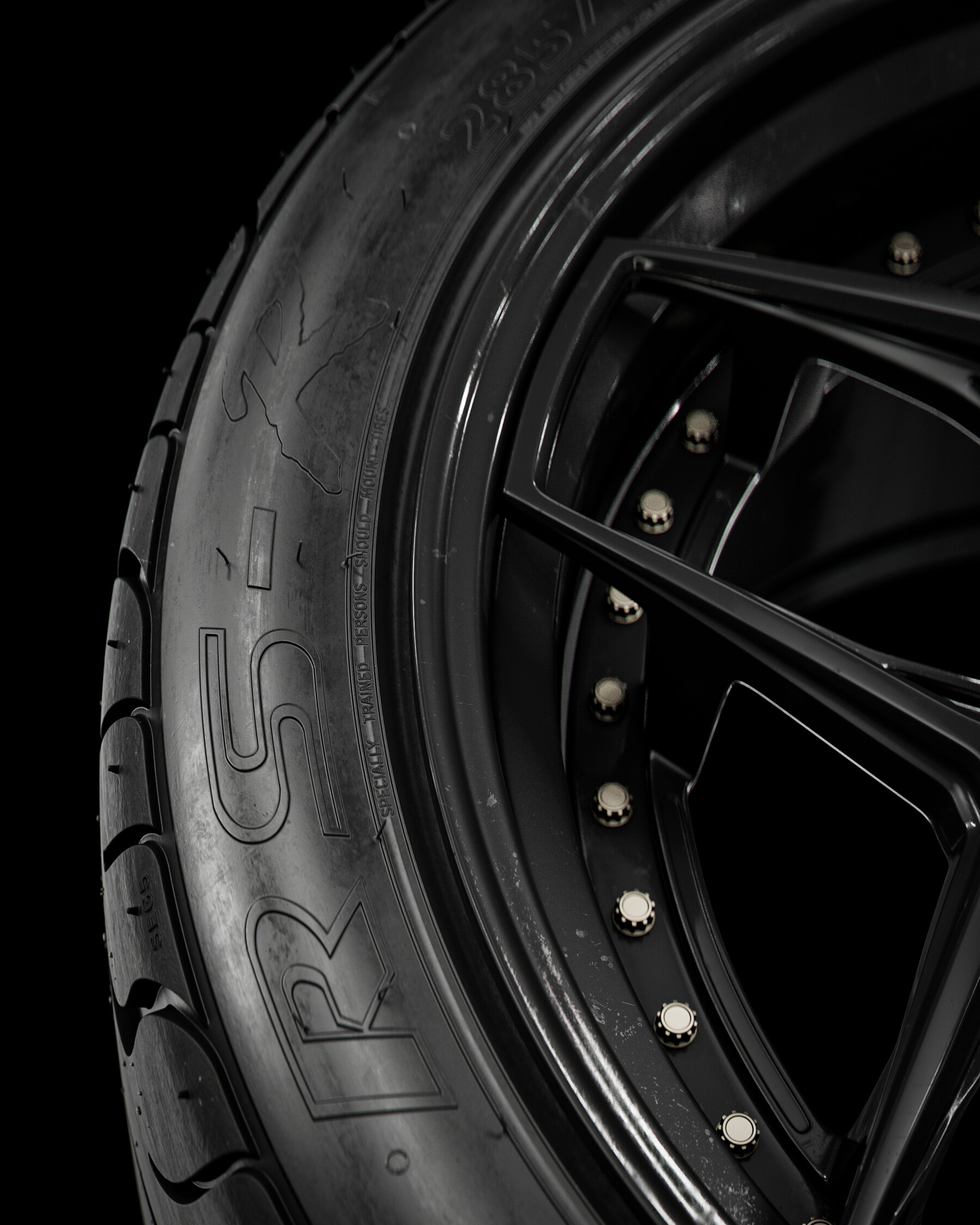 ArtStation - Federal 595 RS R • 285/30 ZR18 (Real World Details ...