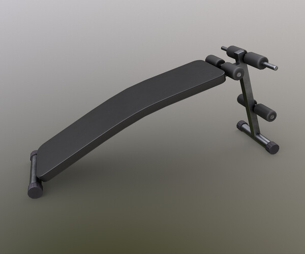 ArtStation - PBR Sit Up Exercise Bench Press | Game Assets