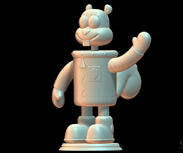 ArtStation - Sandy Cheeks SpongeBob SquarePants 3D print model | Resources