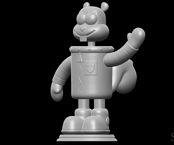ArtStation - Sandy Cheeks SpongeBob SquarePants 3D print model | Resources