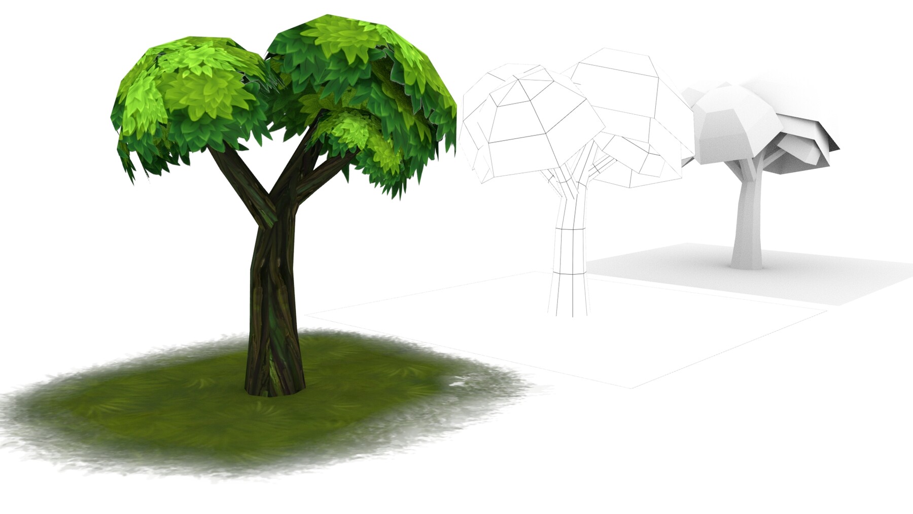 ArtStation - #stylizedgameart| Stylized tree | Stylized environment ...