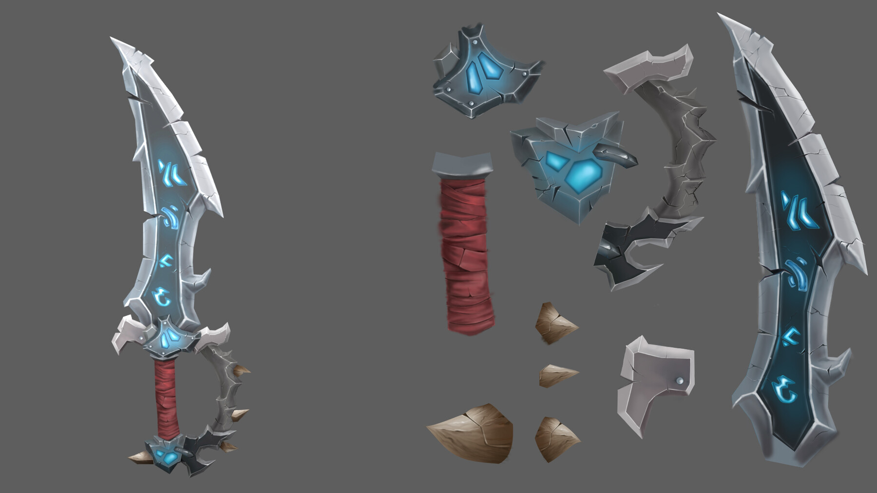 cgartistallrounder - #stylizedgameart | stylized game sword | Stylized ...