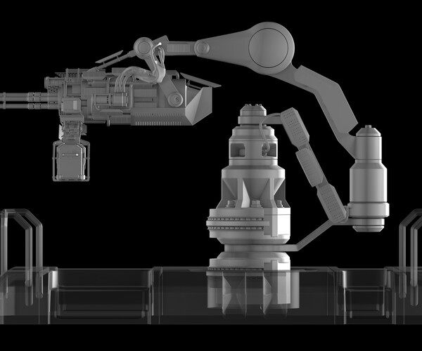 ArtStation - Reaper N Turret | Game Assets