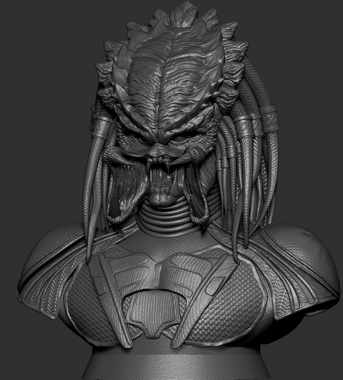 ArtStation - FUGITIVE PREDATOR Bust | Resources