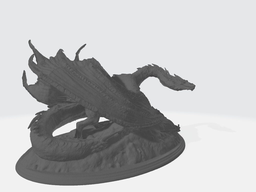 ArtStation - AWESOME DRAGON (STL) | Resources