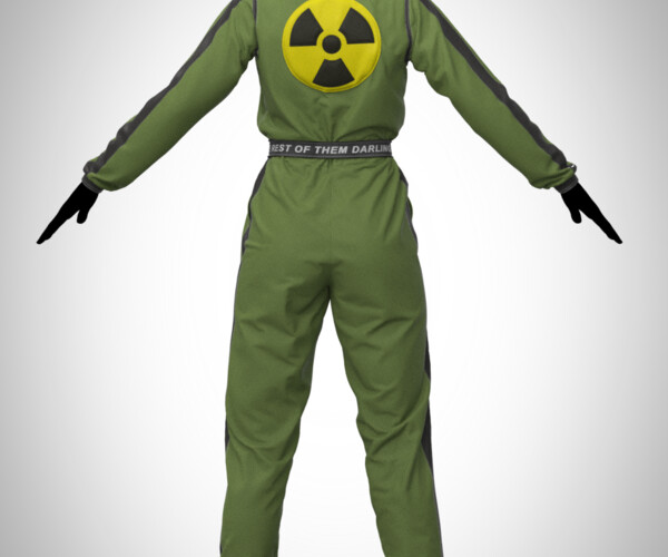 ArtStation - Toxic jumpsuit Costume Male+Female (Clo3d, Marvelous ...