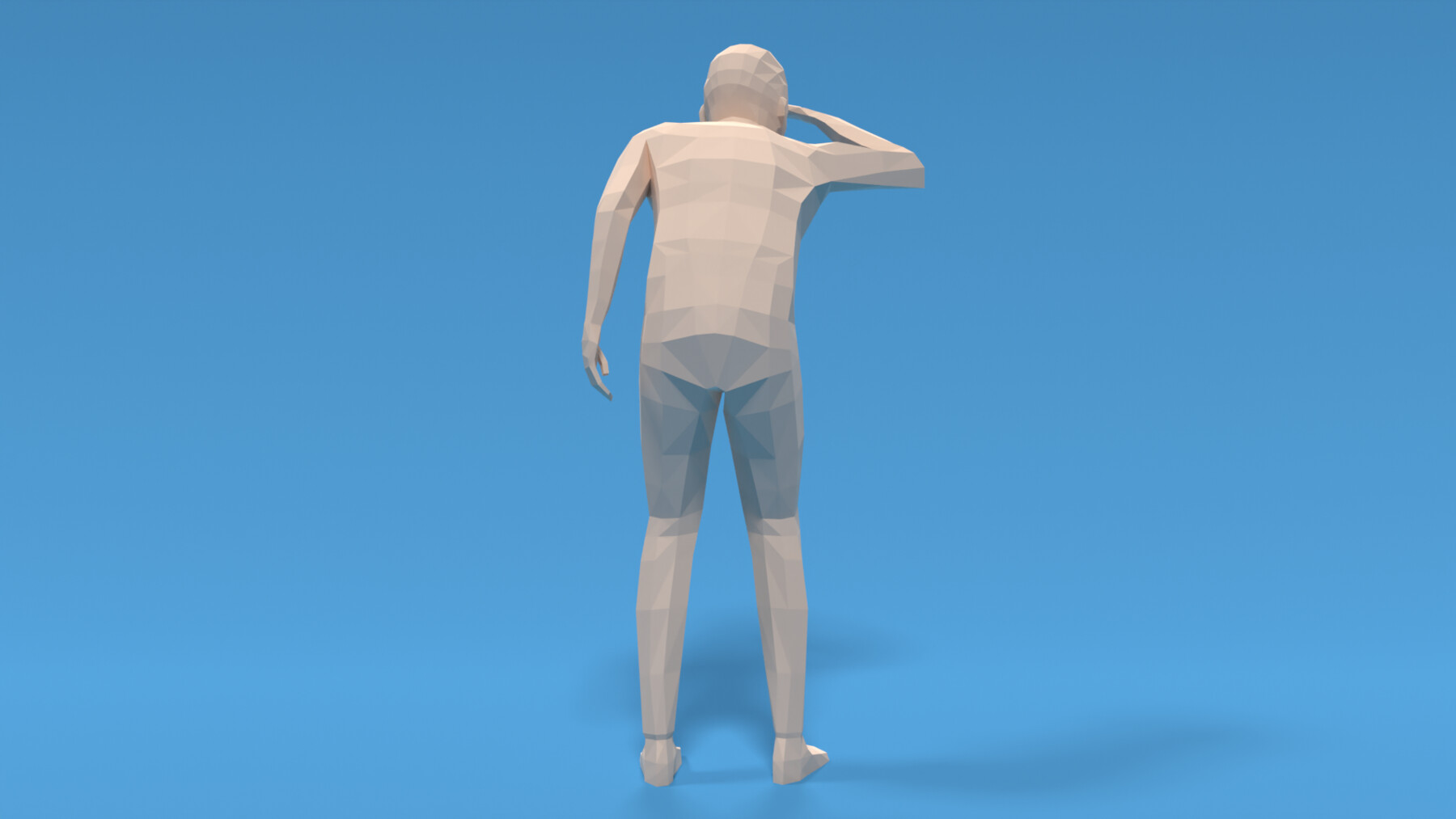 ArtStation - Low Poly Kid Looking | Resources