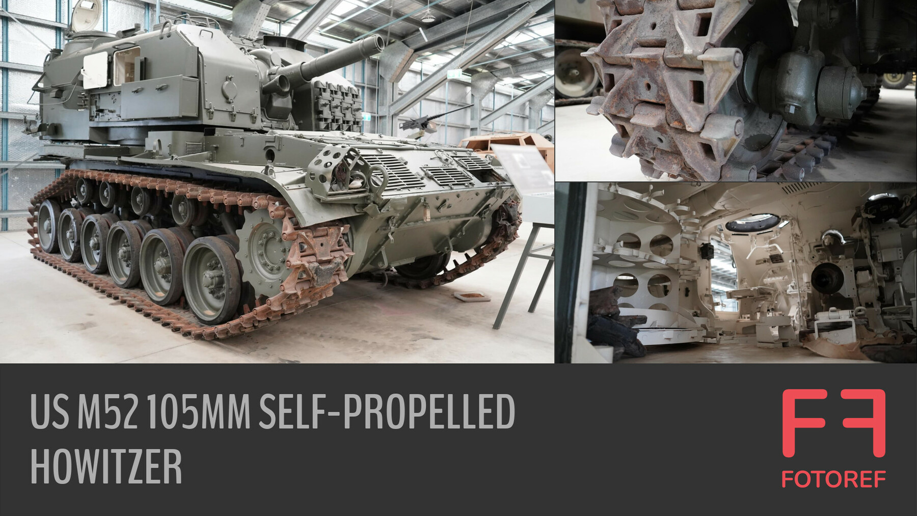 ArtStation - 117 photos of US M52 105mm Self-Propelled Howitzer | Resources