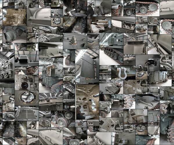 ArtStation - 117 photos of US M52 105mm Self-Propelled Howitzer | Resources