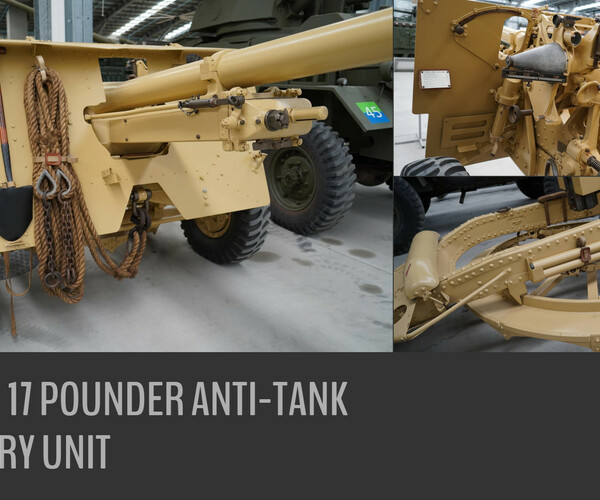 ArtStation - 82 photos of British 17 Pounder Anti-Tank Artillery Unit ...
