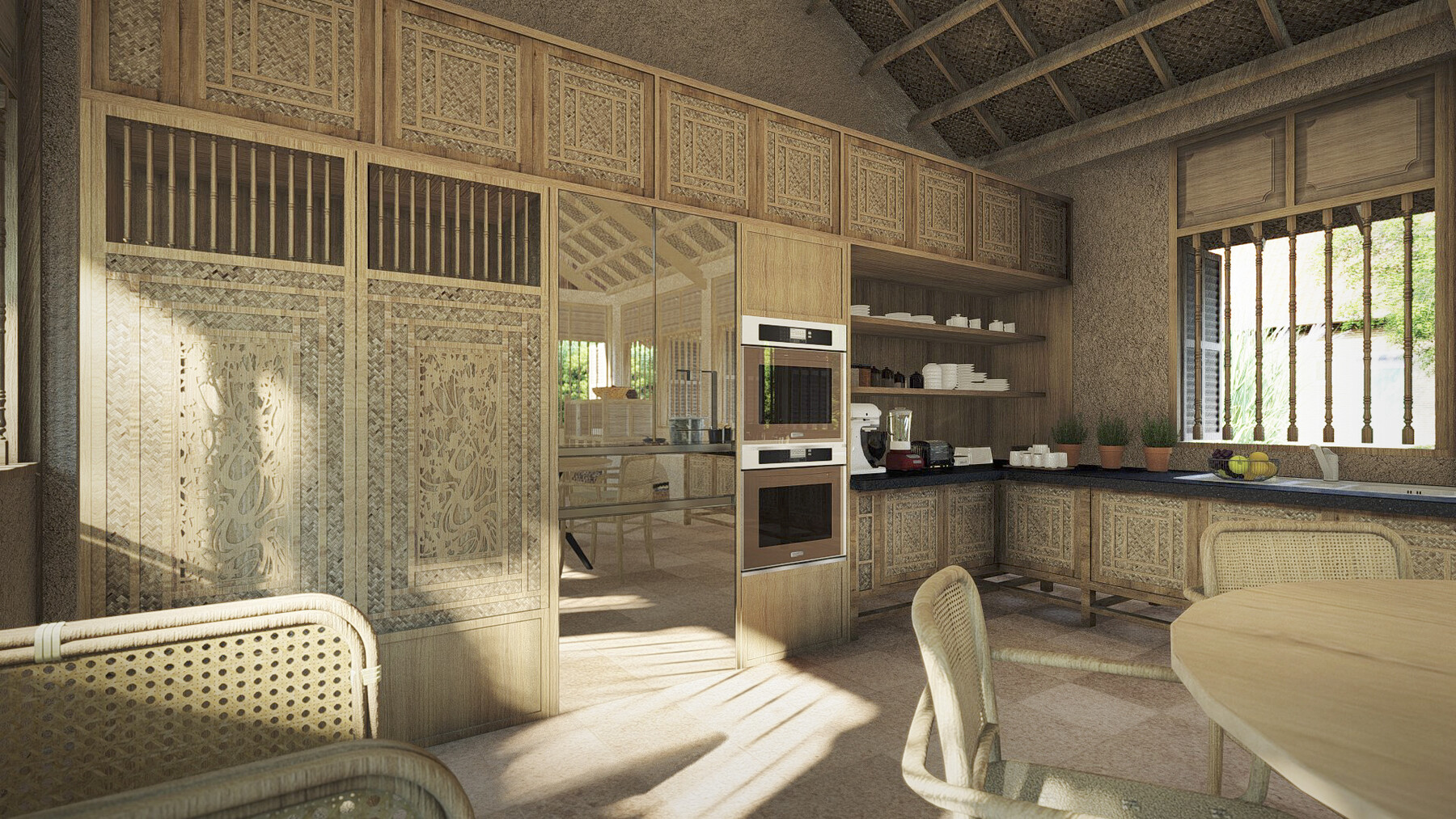 ArtStation - Countryside Kitchen- vietnamese house | Artworks