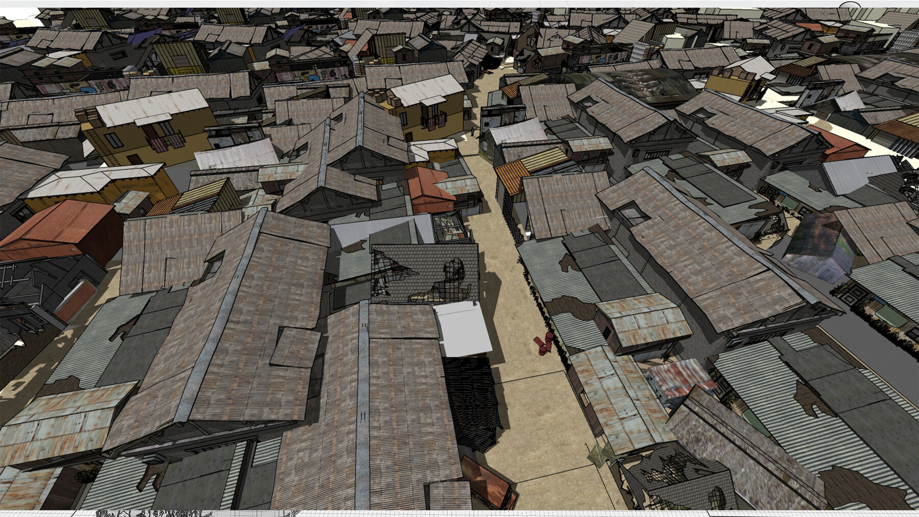 ArtStation - The slums | Artworks