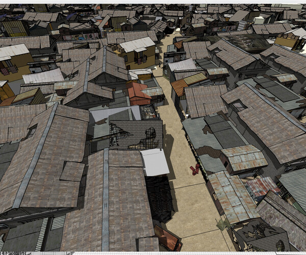 ArtStation - The slums | Artworks
