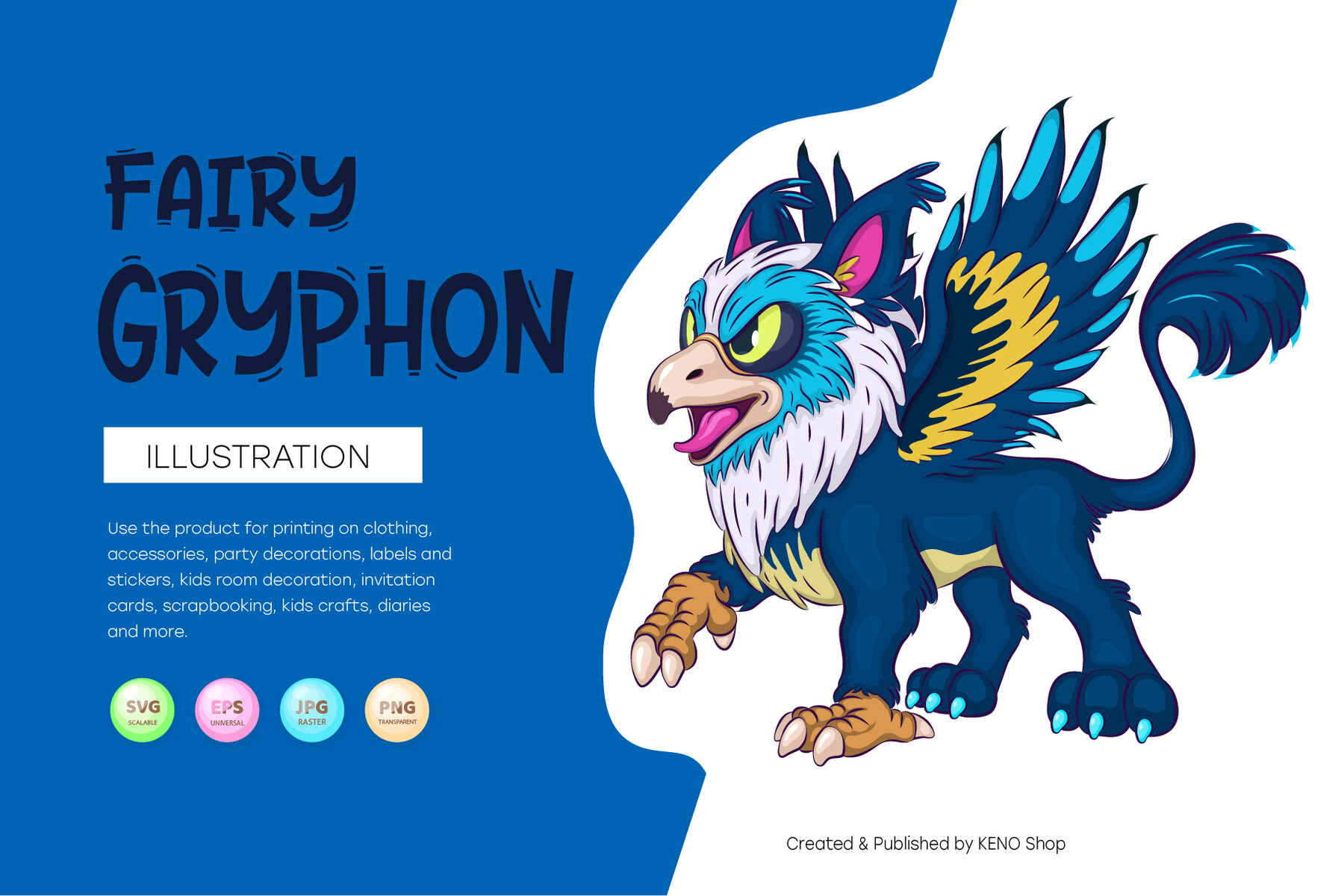 ArtStation - Fairy Cartoon Gryphon. | Artworks