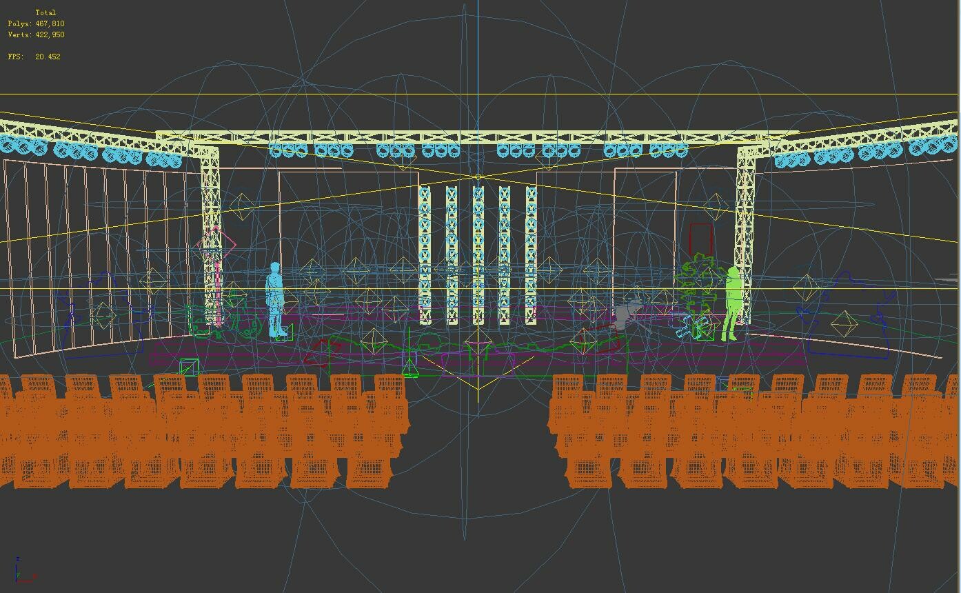 ArtStation - Stage party concert fashion catwalk T station 168 | Resources