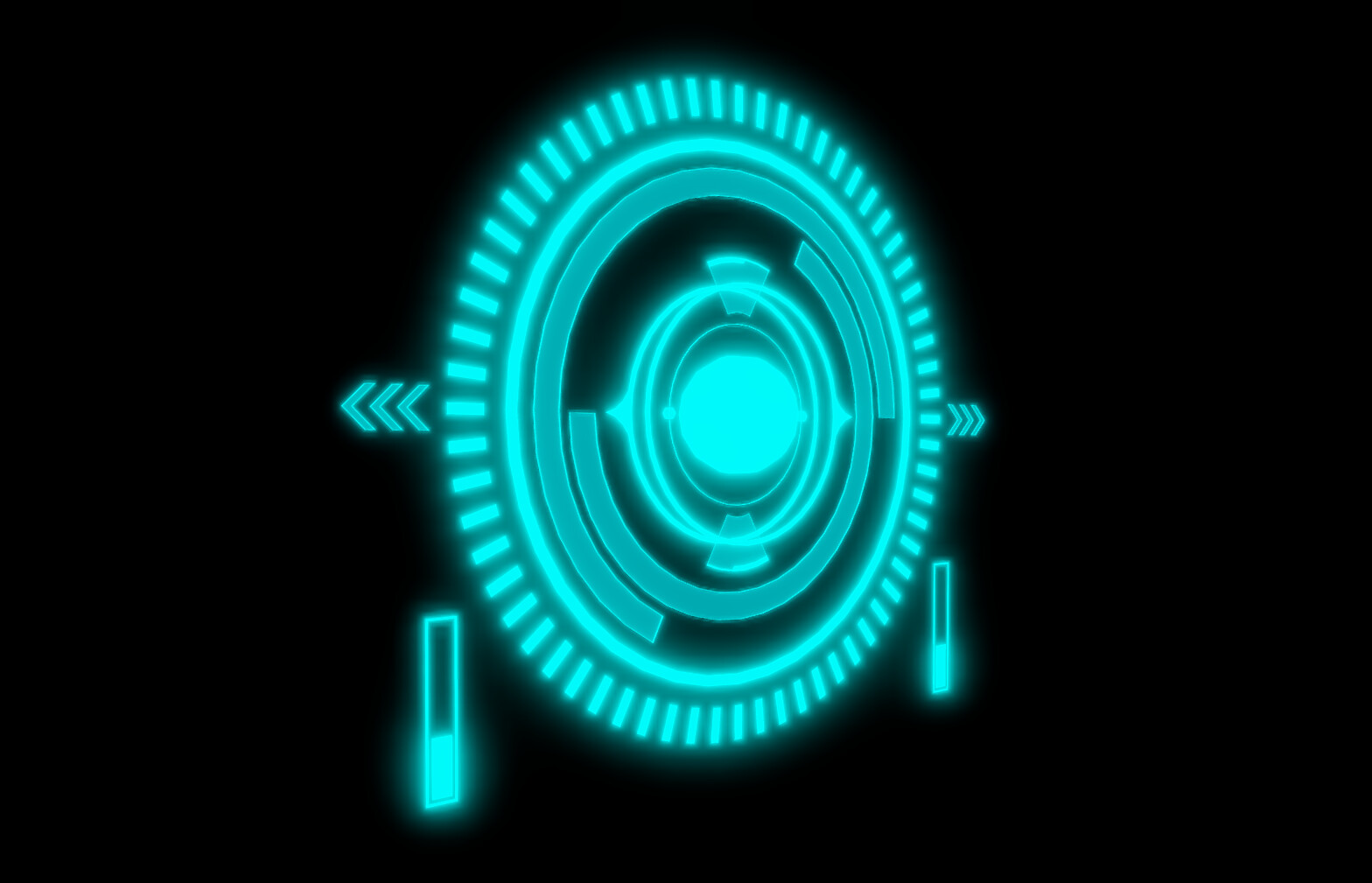 ArtStation - Sci-fi HUD Screen Animated | Game Assets