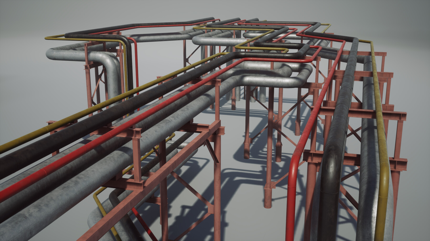 ArtStation - Modular industrial pipeline UE4 Unity | Game Assets