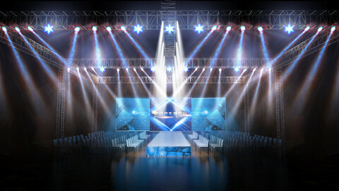 ArtStation - Concert party carnival stage 32 | Resources