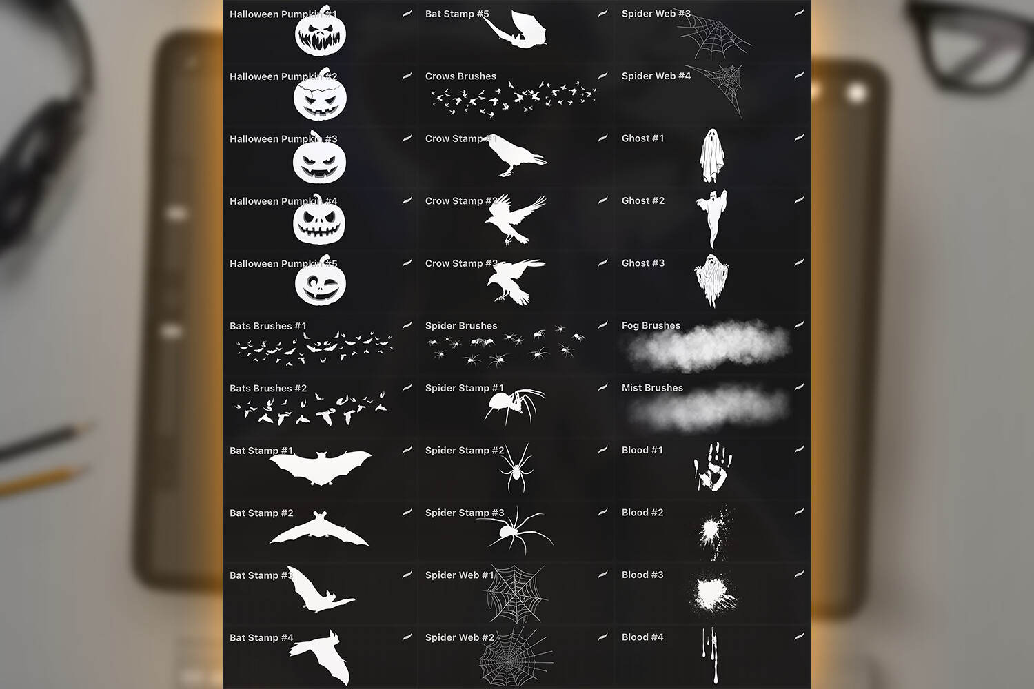ArtStation - Halloween Brushes for Procreate | Brushes