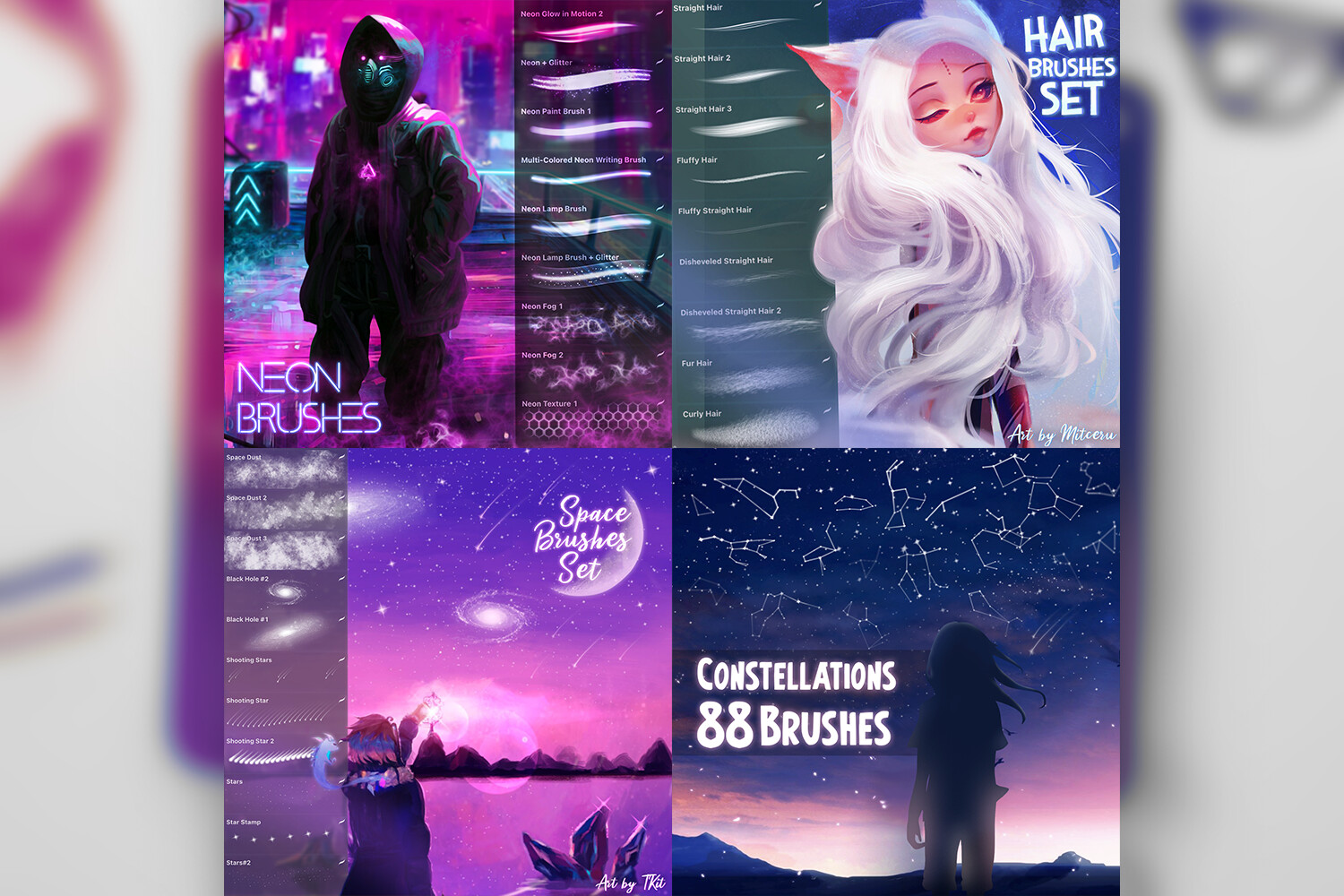 ArtStation - Brushpack with 310+ brushes | Brushes