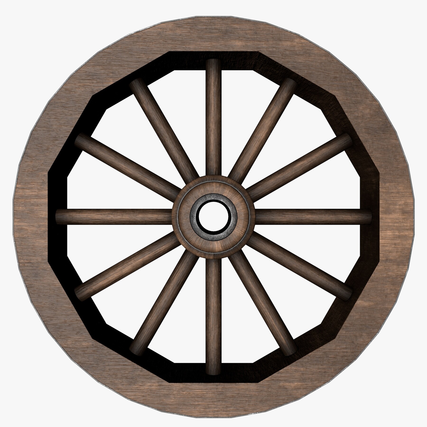 ArtStation - wood wheel | Game Assets