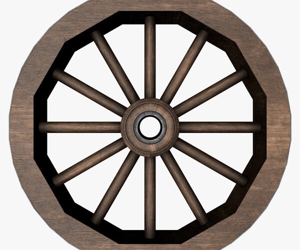 ArtStation - wood wheel | Game Assets
