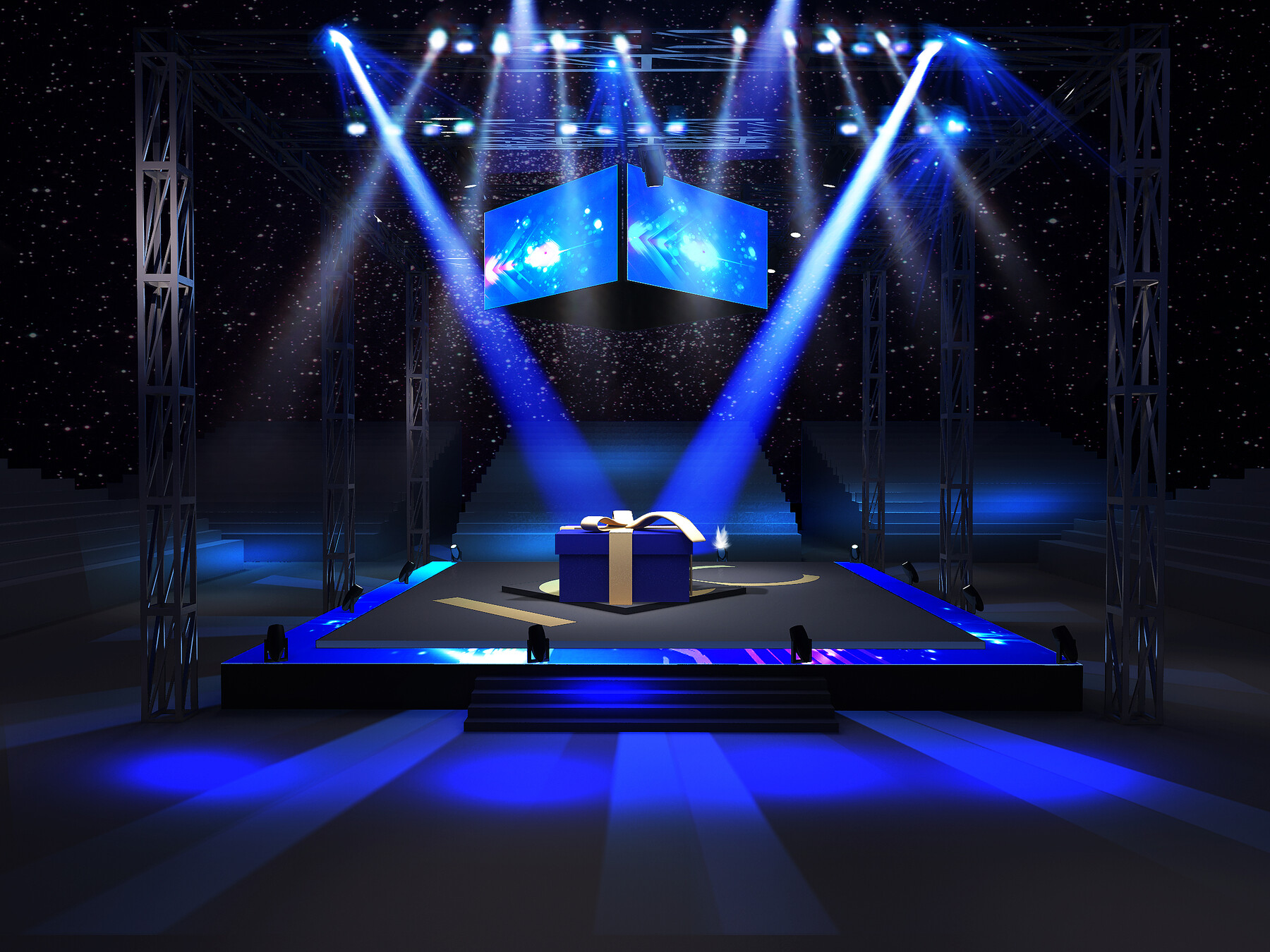 ArtStation - Stage party concert fashion catwalk T station 134 | Resources